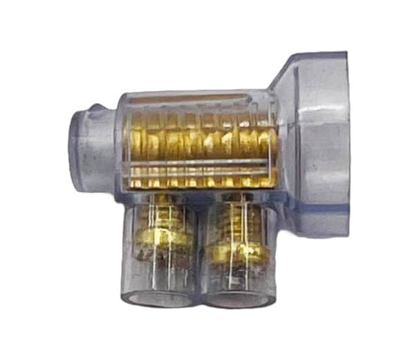 Double Screw Connector 2×6 mm | Hi-Tech